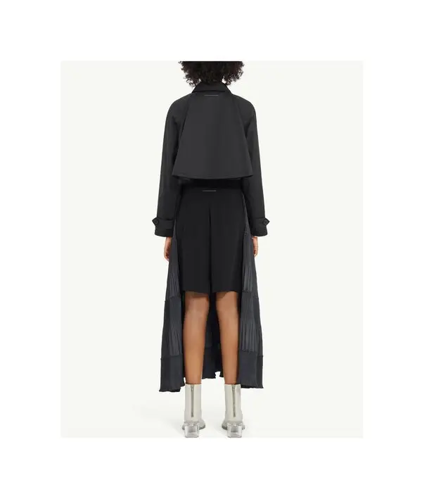 MAISON MARGIELA Cropped Jacket With Raw Hem