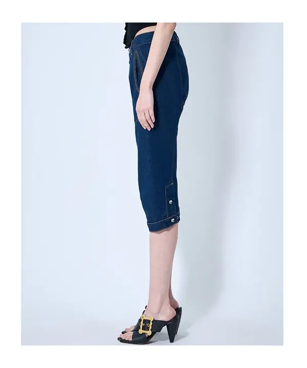 VIVIENNE WESTWOOD Knee-length Denim Shorts