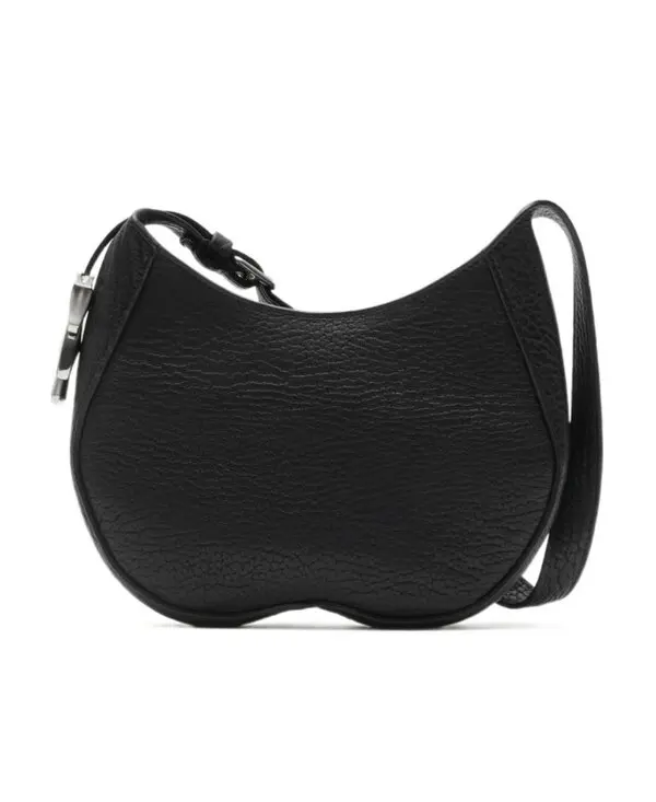 Burberry Zipped Shoulder Bag - Black