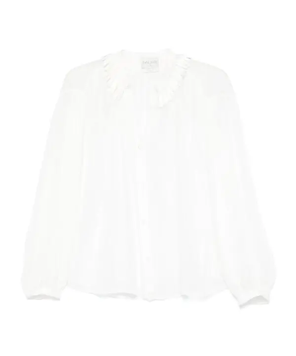 FORTE_FORTE Semi-sheer Shirt - No