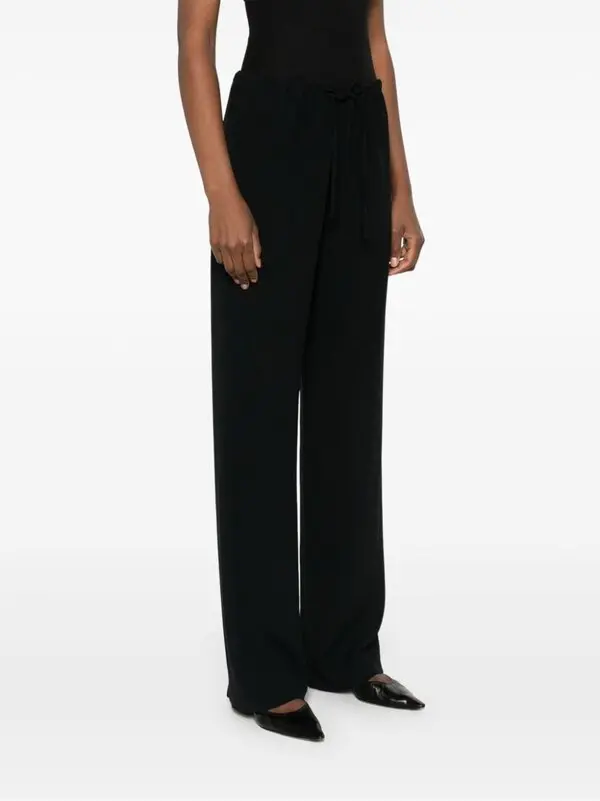 Dries Van Noten Wide Leg Casual Pants With Elastic Waist