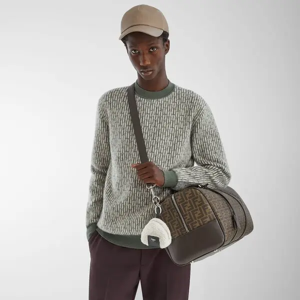 Fendi Ff Medium Duffle Bag - Brown