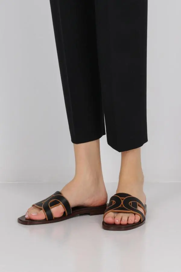 TOD'S Logo Detail Slip-on Slides
