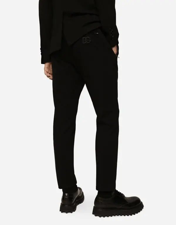 Dolce & Gabbana Dolce Gabbana Dg Patch Jersey Jogging Pants