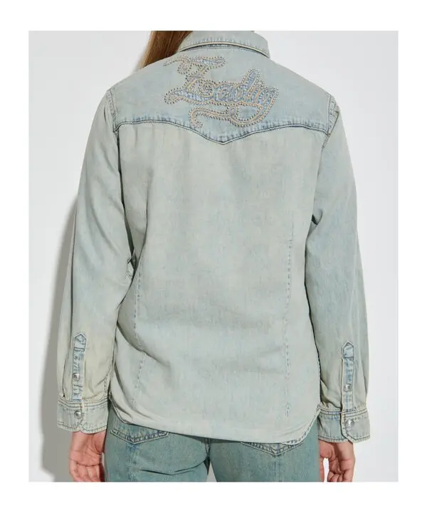 Zadig&Voltaire Saby Stud-embellished Denim Shirt
