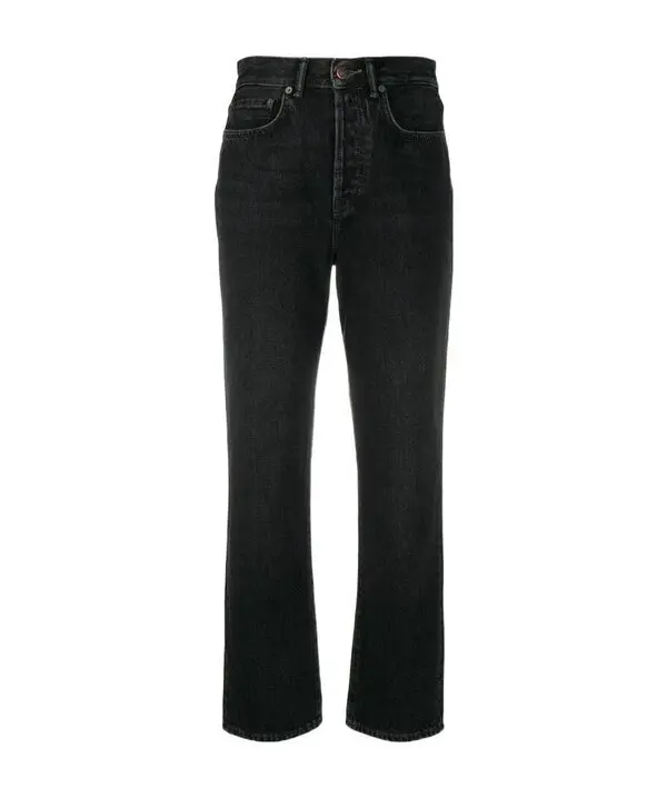 Acne Studios Mece Straight-leg Cropped Jeans