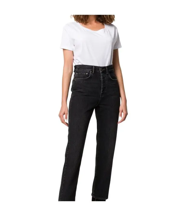 Acne Studios Mece Straight-leg Cropped Jeans