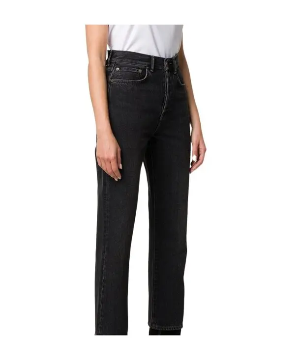 Acne Studios Mece Straight-leg Cropped Jeans