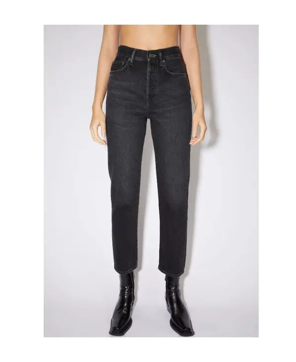 Acne Studios Mece Straight-leg Cropped Jeans