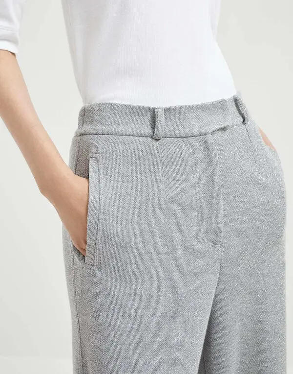 Brunello Cucinelli Wide-leg Jersey Trousers