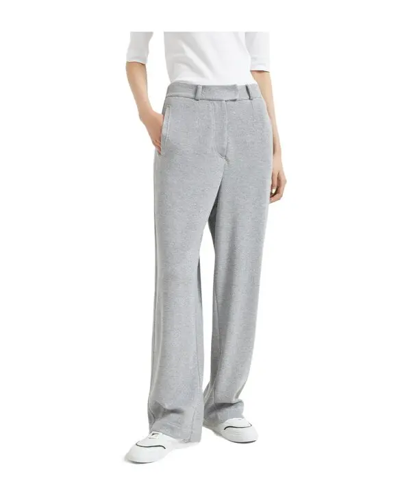 Brunello Cucinelli Wide-leg Jersey Trousers