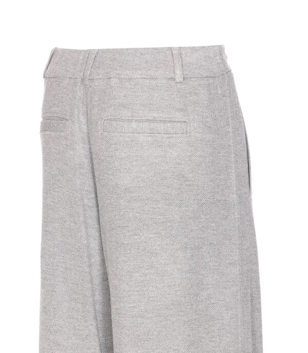 Brunello Cucinelli Wide-leg Jersey Trousers