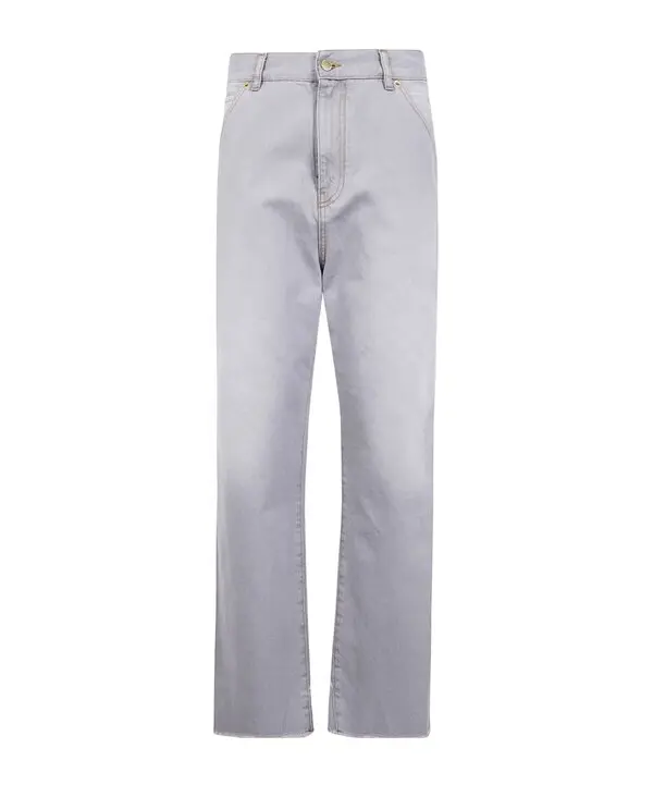 DARKPARK Lisa' Belt Adorned Loose Fit Denim - Gray