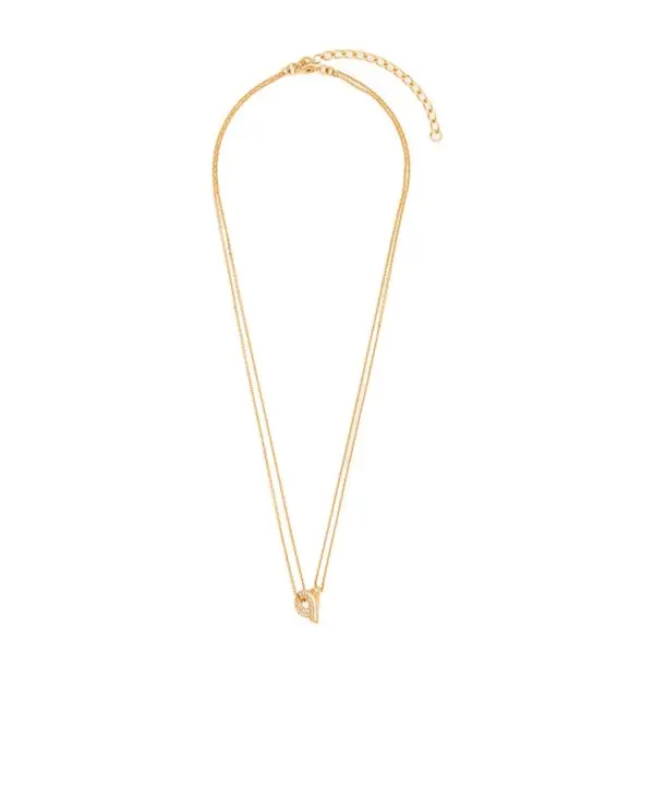 FERRAGAMO Gancini Pendant Necklace - Yellow