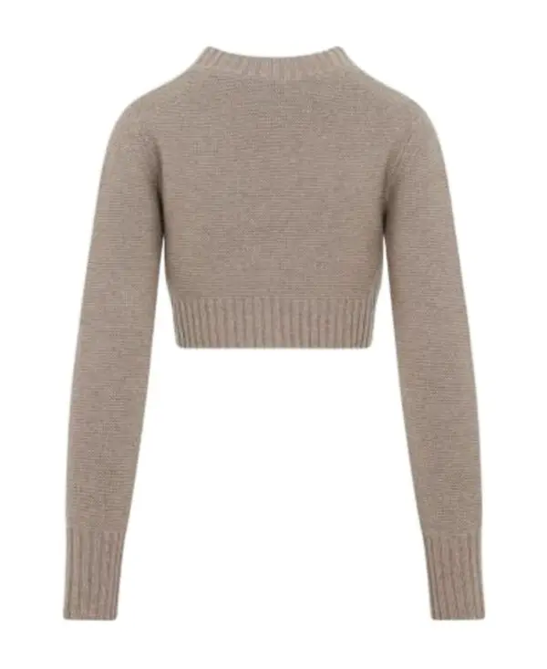 Max Mara Cropped Cashmere Jumper