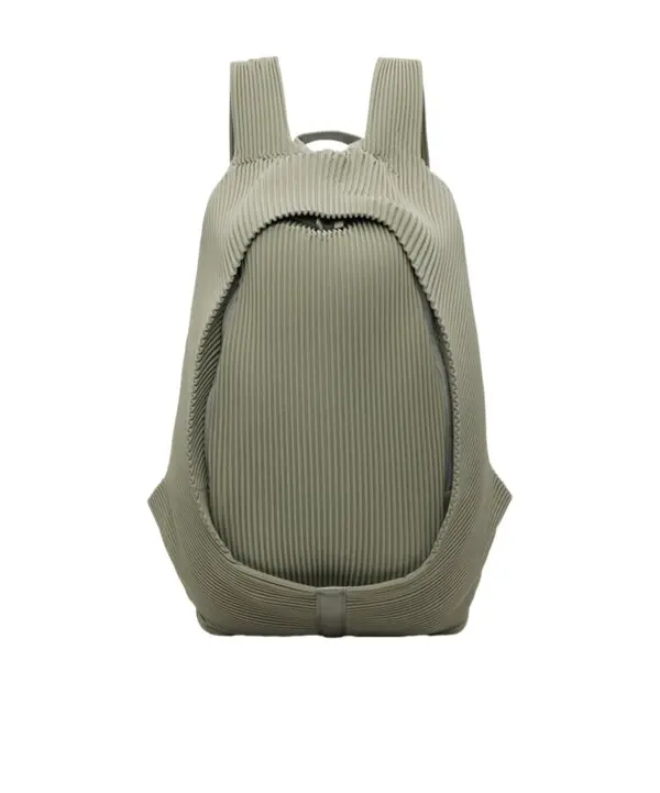 Issey Miyake Pleated Backpack - Green
