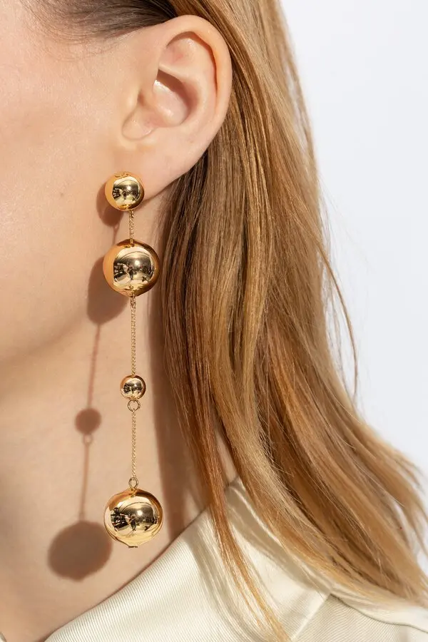 Cult Gaia Beaded Pendant Earrings