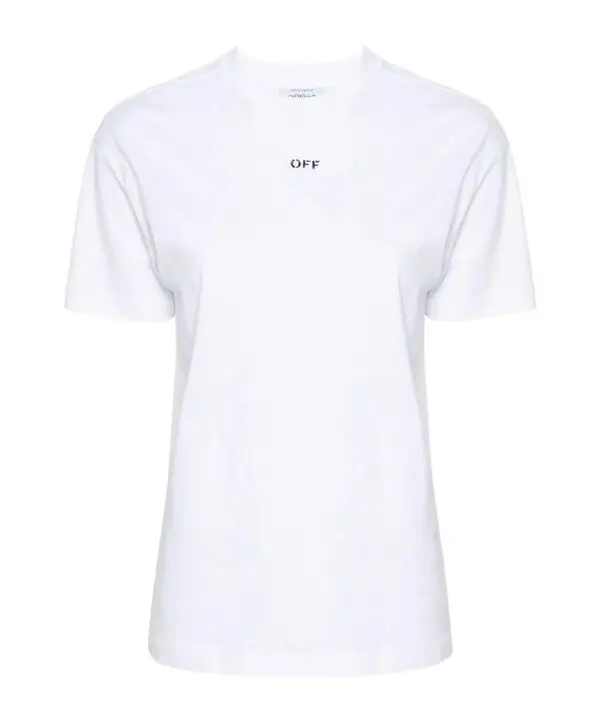 Off-White Diag-stripe Crewneck T-shirt - White