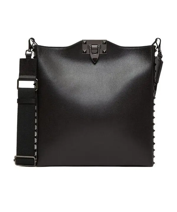 Valentino Garavani Rivet Alcove Shoulder Bag - Black