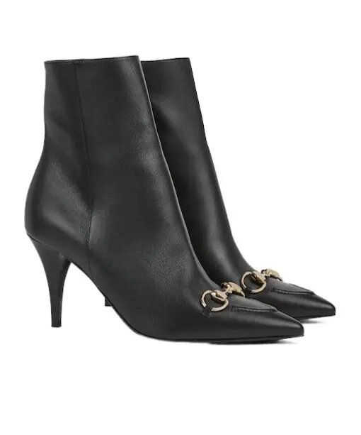 Gucci Horsebit Zip Ankle Boots