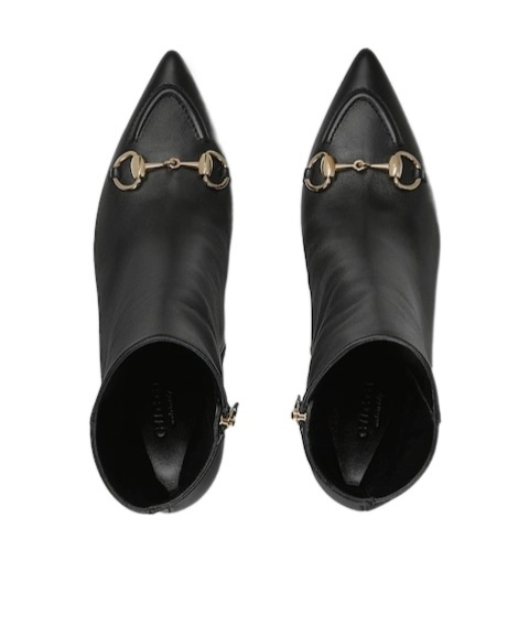 Gucci Horsebit Zip Ankle Boots