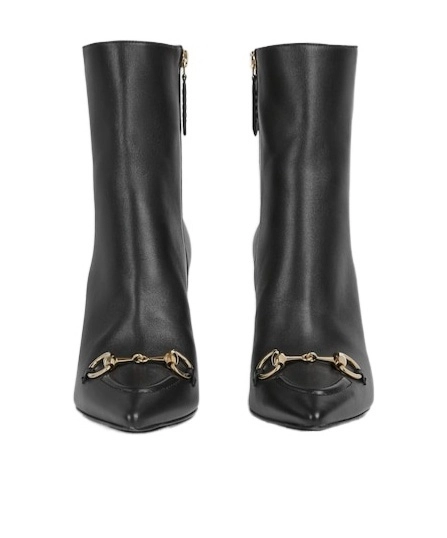 Gucci Horsebit Zip Ankle Boots