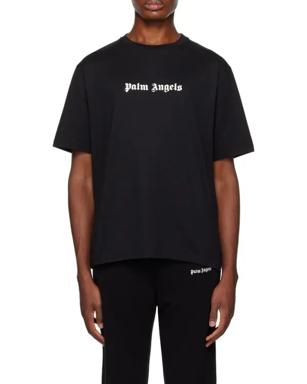 Palm Angels Logo Printed Crewneck T-shirt
