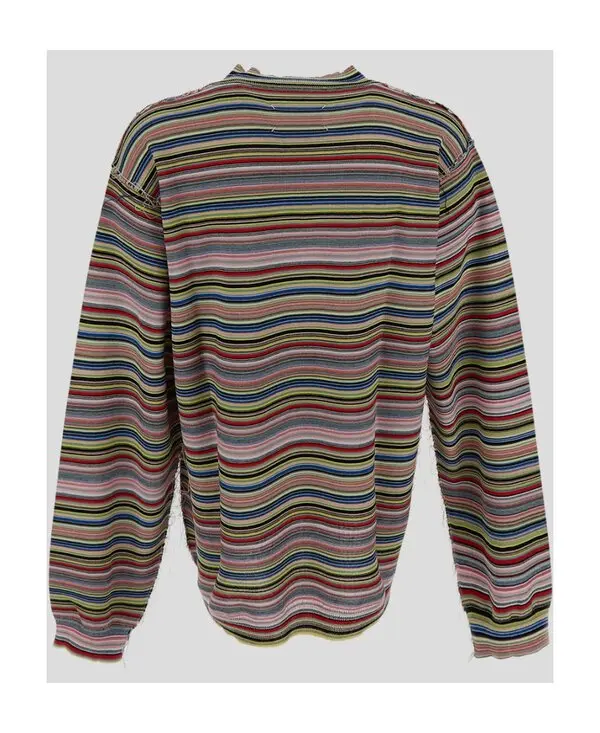 MAISON MARGIELA Striped Long-sleeve T-shirt