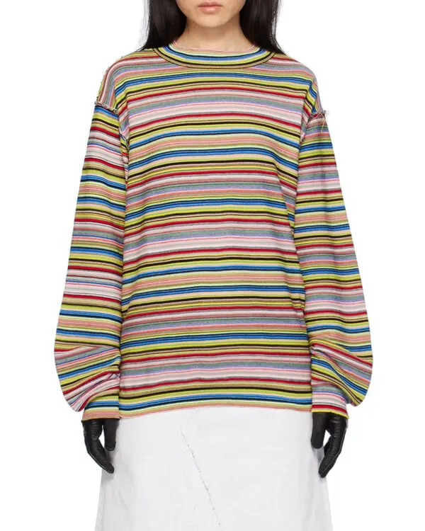 MAISON MARGIELA Striped Long-sleeve T-shirt