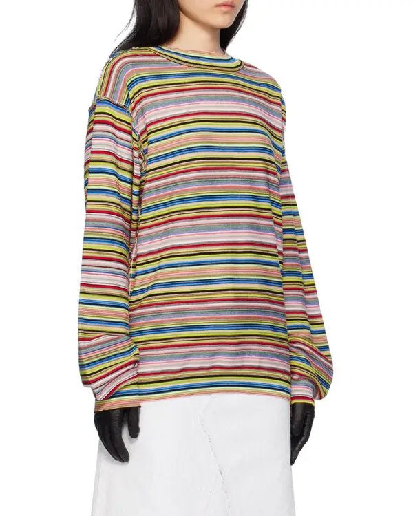 MAISON MARGIELA Striped Long-sleeve T-shirt