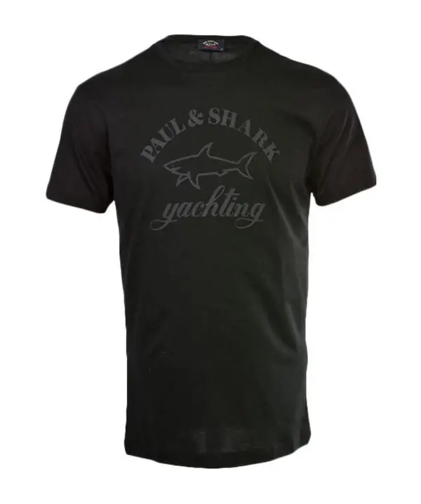 PAUL  SHARK Round-necked Logo T-shirt