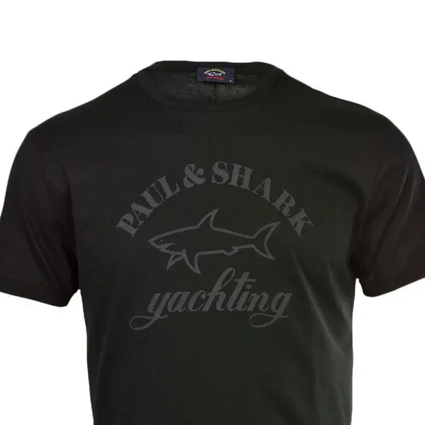 PAUL  SHARK Round-necked Logo T-shirt