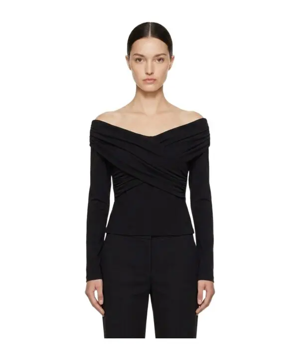 Marissa Chiara Long Sleeve Draped Top