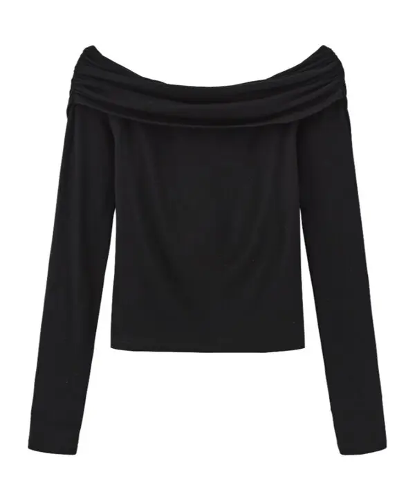Marissa Chiara Long Sleeve Draped Top
