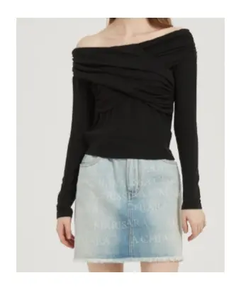 Marissa Chiara Long Sleeve Draped Top