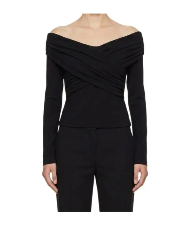 Marissa Chiara Long Sleeve Draped Top