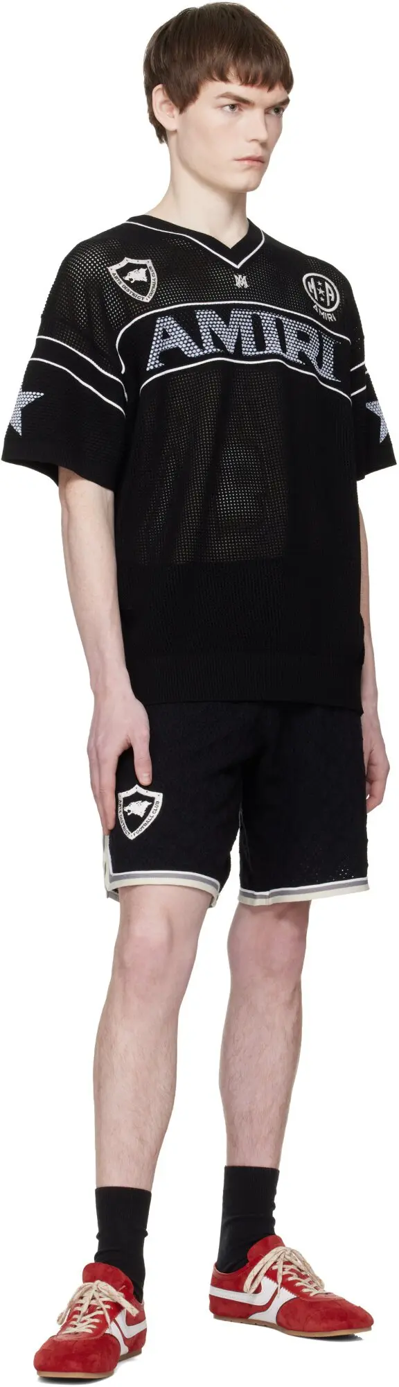 Amiri Drawstring Shorts With Embroidered Logo