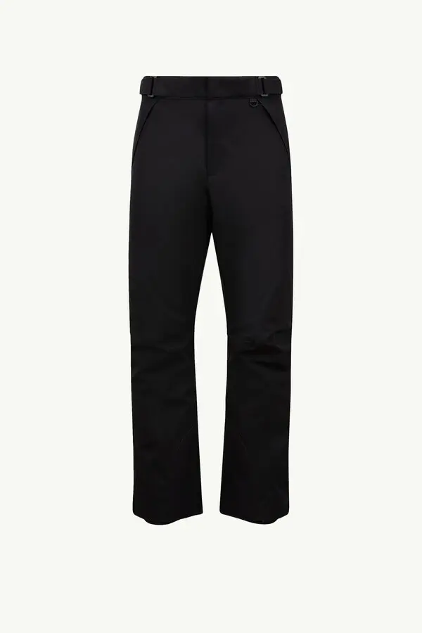 Moncler Padded Ski Pants With Slit Hems - Black