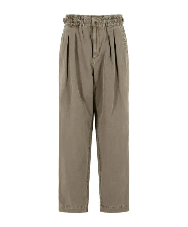 Isabel Marant Étoile Straight-leg Trousers With Elasticated Waist - Gray
