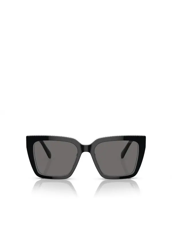 SWAROVSKI Logo Rectangular Sunglasses