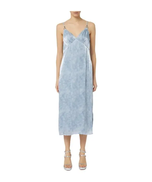 Michael Kors Allover Print Spaghetti Strap Dress
