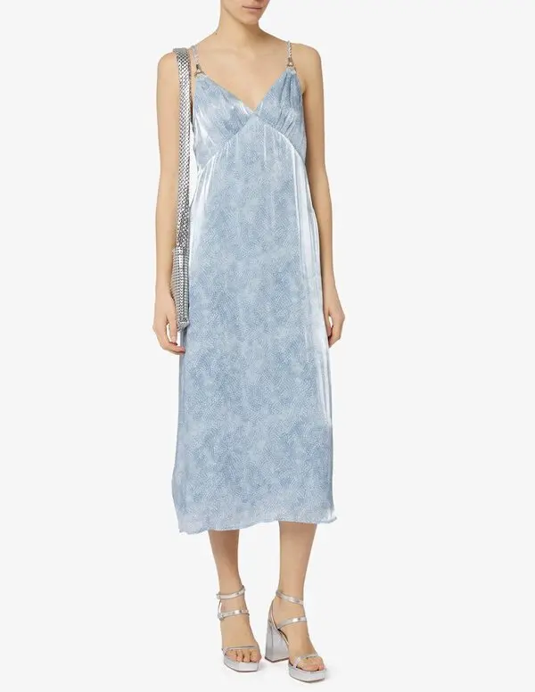 Michael Kors Allover Print Spaghetti Strap Dress