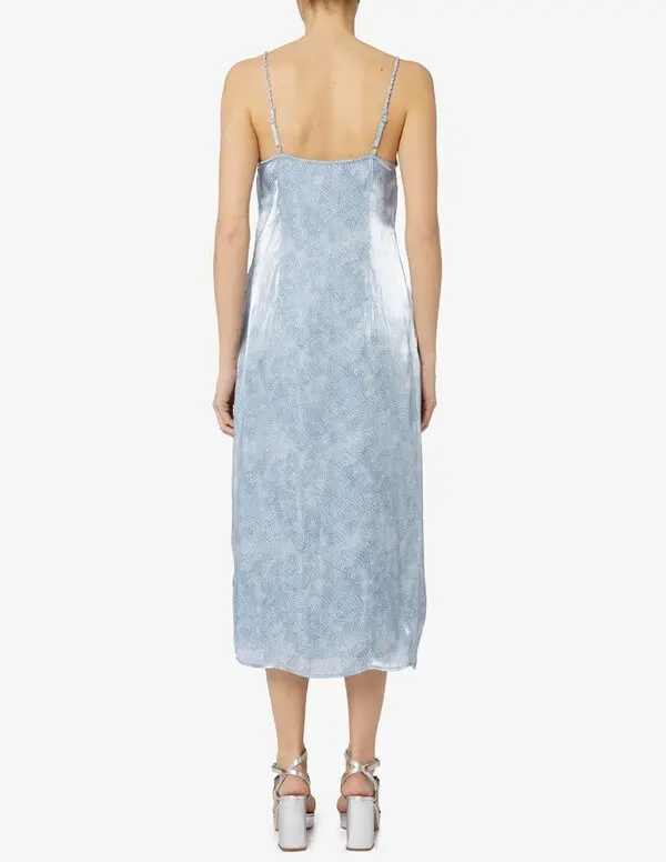 Michael Kors Allover Print Spaghetti Strap Dress