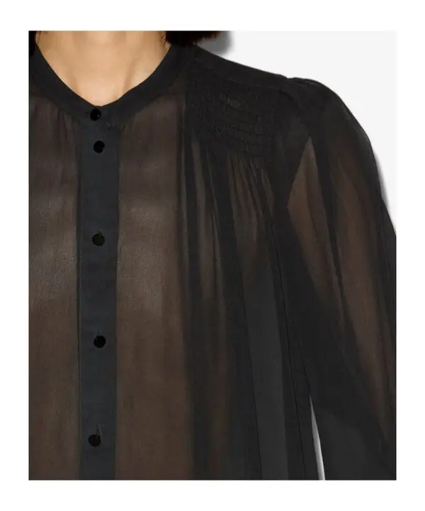 Isabel Marant Étoile Printed Long-sleeve Shirt