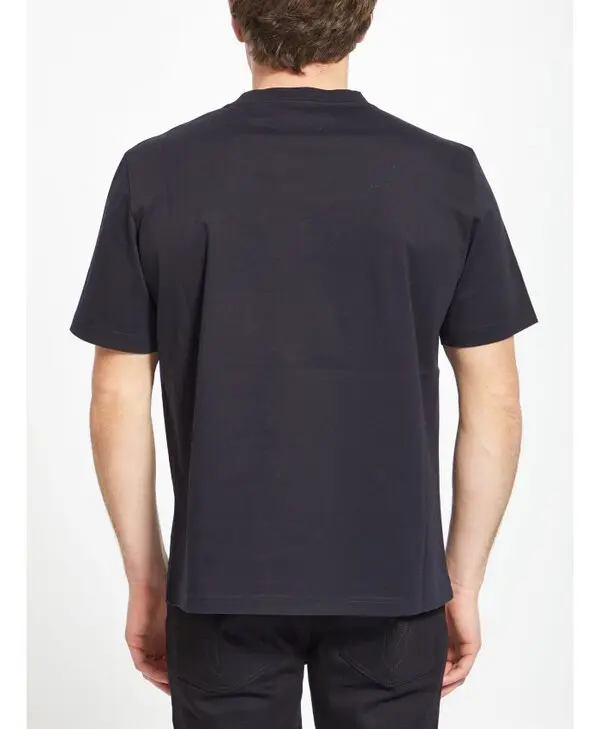 LANVIN Logo Embroidered Crewneck T-shirt