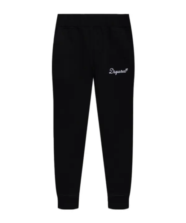 Dsquared2 Logo Embroidered Sweatpants - Black