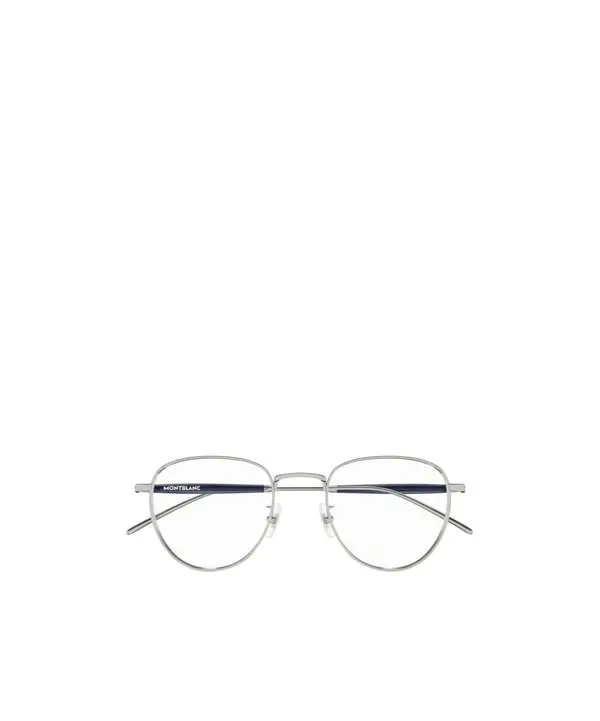 Montblanc Eyewear Round Frame Glasses - Gunmetal