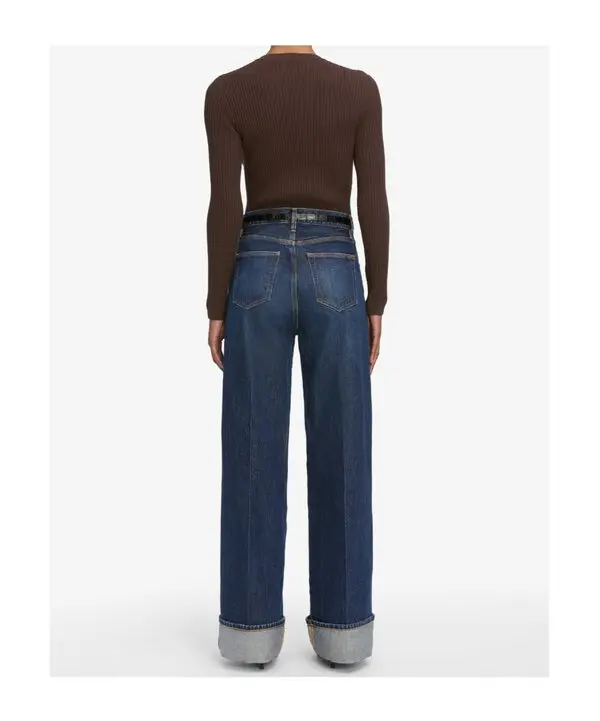 FRAME Fine Cable Knit Sweater