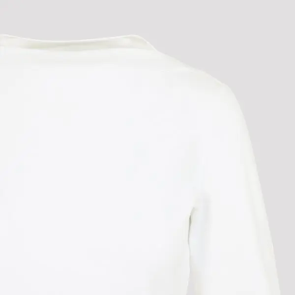 Alaïa Long-sleeved T-shirt With Boat Neckline - No