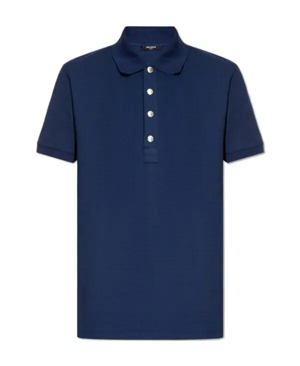 Balmain Short Sleeved Polo Shirt